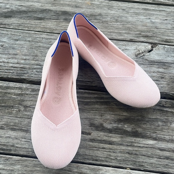 Rothy's | Shoes | Rothys Shoe Flats Pink Ballet Round Toe Size 75 ...